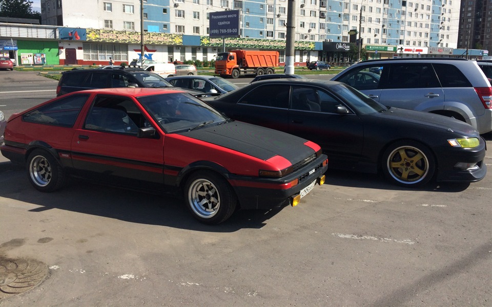 Пятница, 2 любимые души, просто так — Toyota Sprinter Trueno (85), 1,6 ...