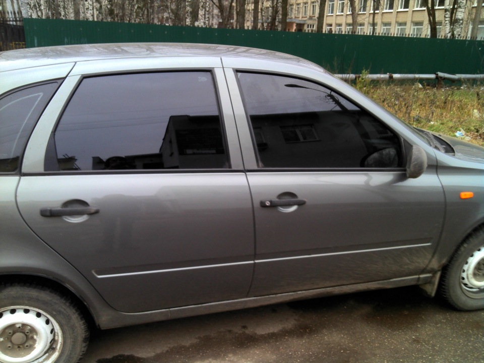 Здраствуйте товарищи ГАИшники (тонировка) — Lada Калина Хэтчбек (1G), 1 ...