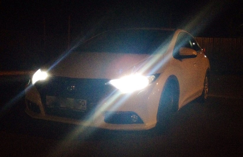 Белый свет — Honda Civic Hatchback (9G), 1,8 л, 2013 года | аксессуары ...