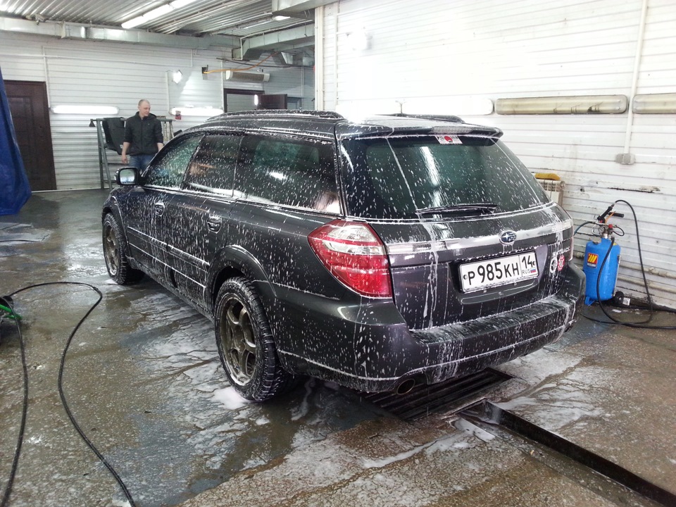 Помылись))) — Subaru Outback (BP), 3 л, 2008 года | просто так | DRIVE2