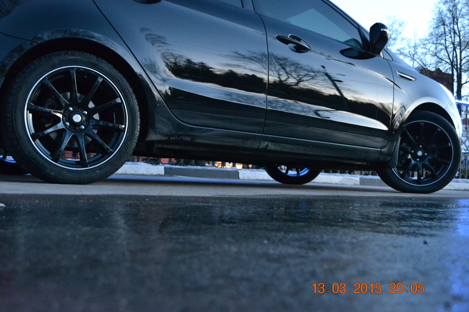 Новые башмаки R17 — KIA Rio (3G), 1,6 л, 2014 года | колёсные диски ...