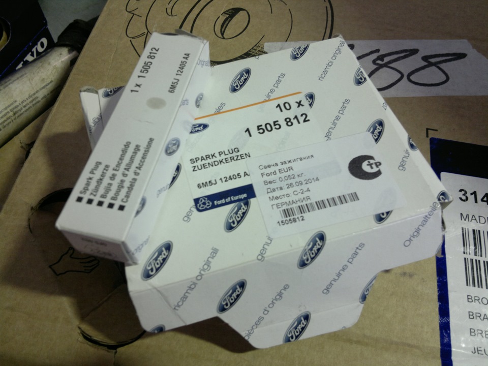 1505812 Свеча зажигания Ford | Запчасти на DRIVE2