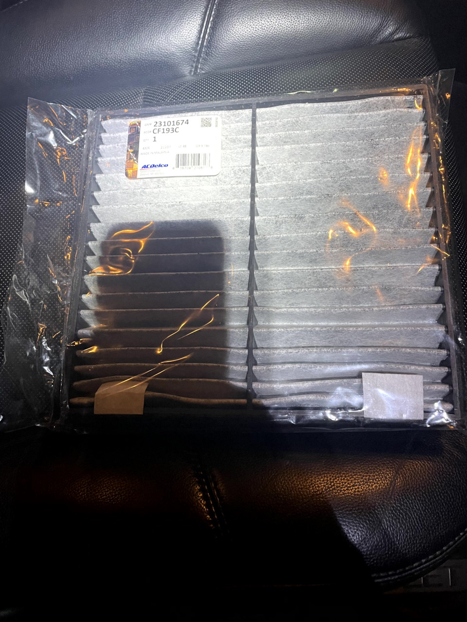 23101674 Фильтр GMC салона ESCALADE, TAHOE (07-14) с рамкой (угольный ...