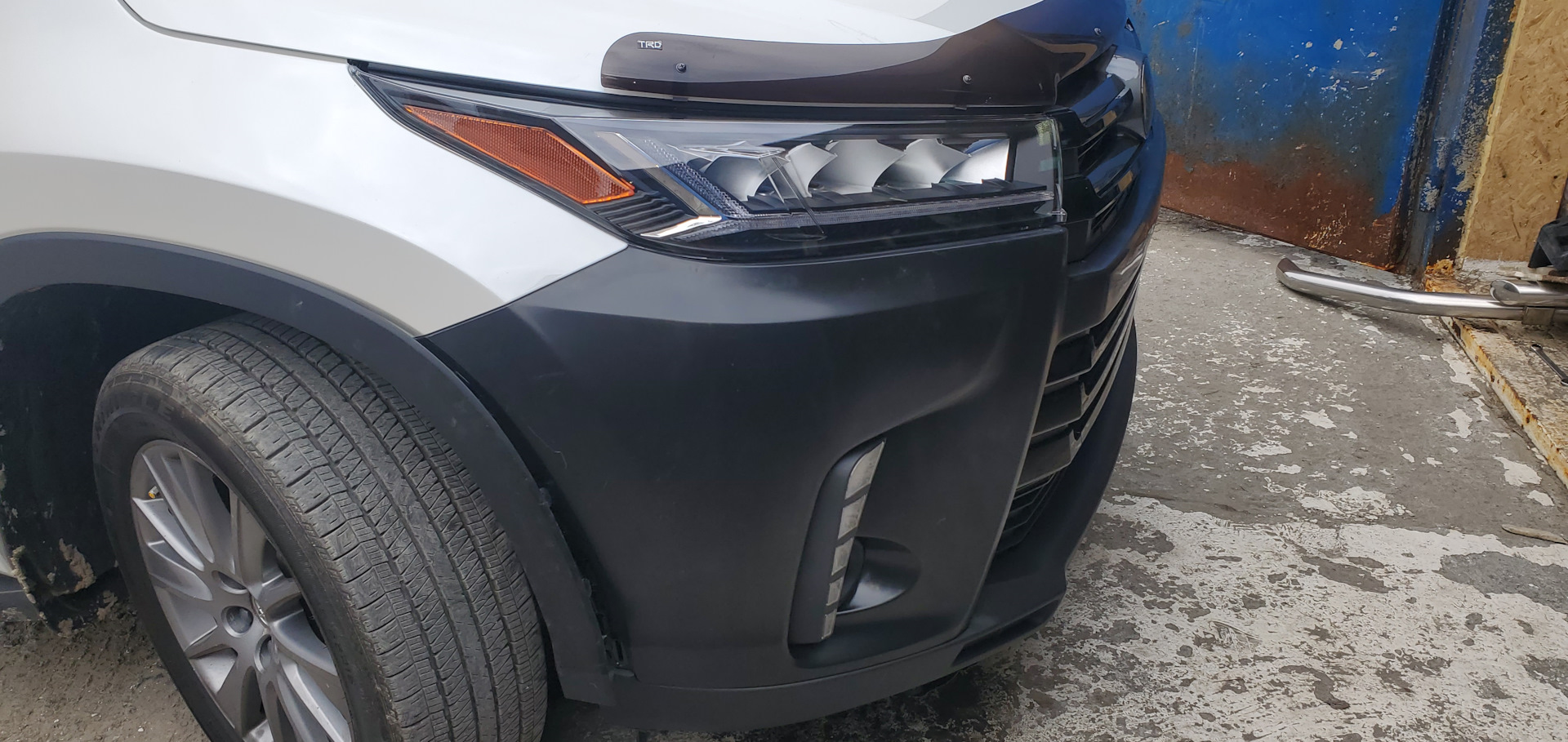 Рестайлинг — Toyota Highlander (XU50), 3,5 л, 2014 года | стайлинг | DRIVE2