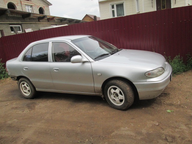 покрасил вазовское литье не плохо смотрится =) — Hyundai Accent (1G), 1 ...