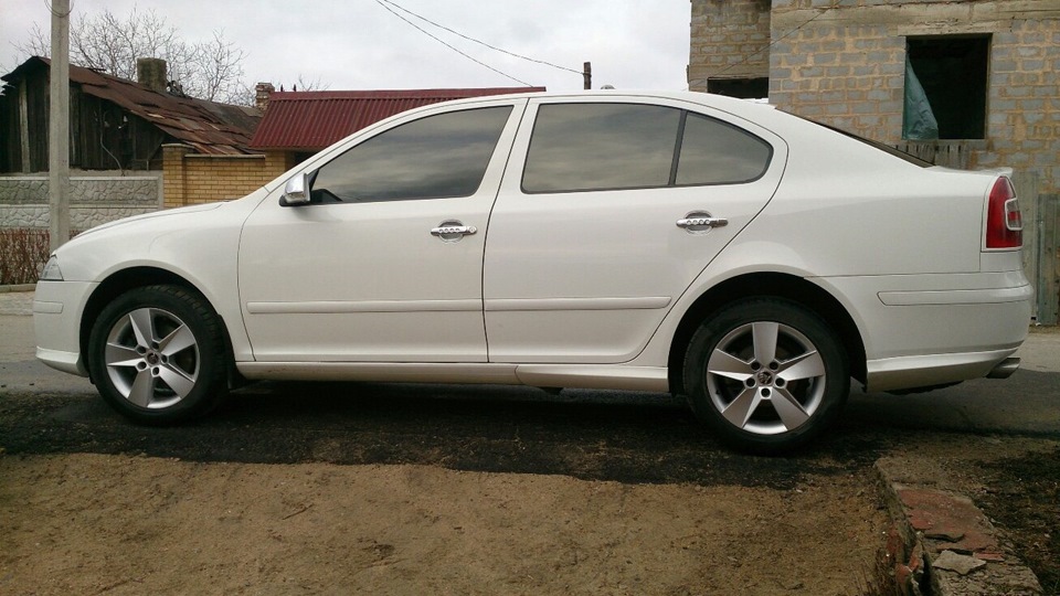 Помылись) — Skoda Octavia A5 Mk2, 2 л, 2007 года | мойка | DRIVE2