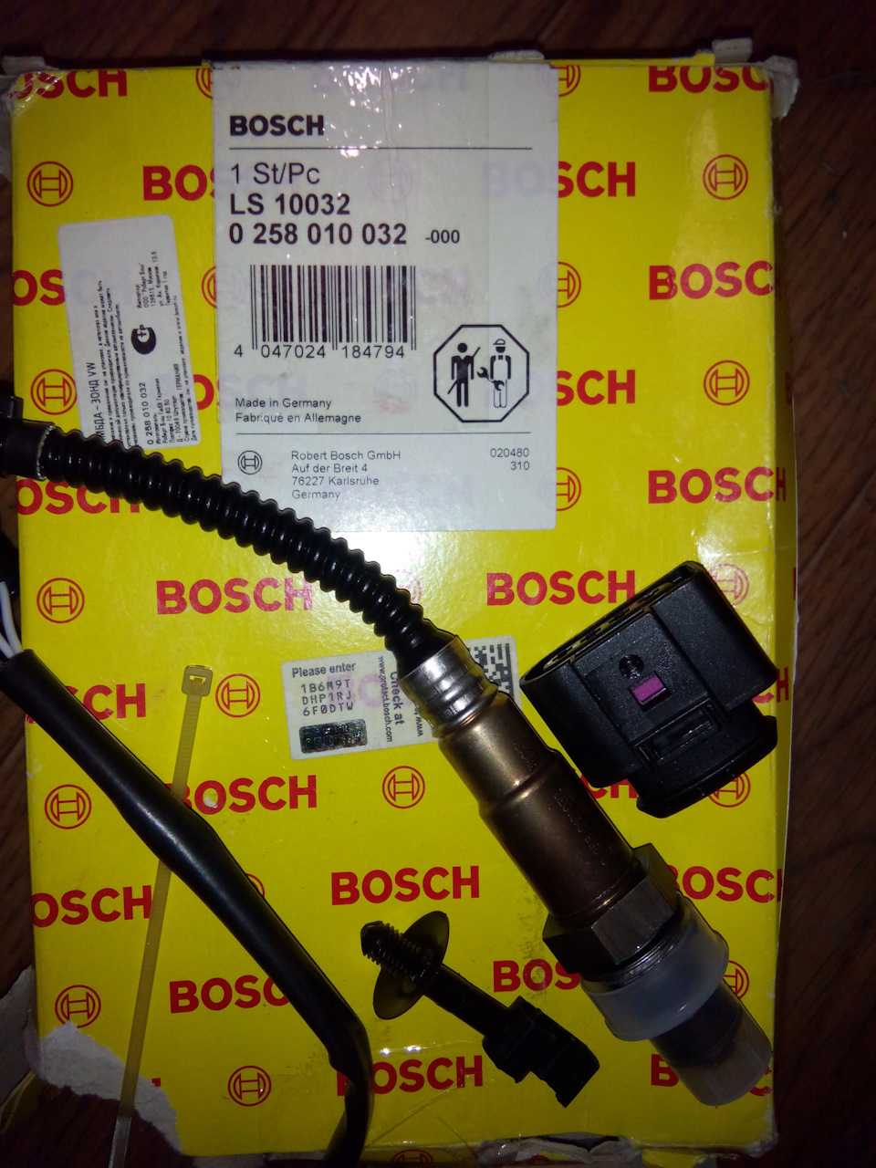 0258010032 ЛЯМБДА-ЗОНД BOSCH | Запчасти на DRIVE2