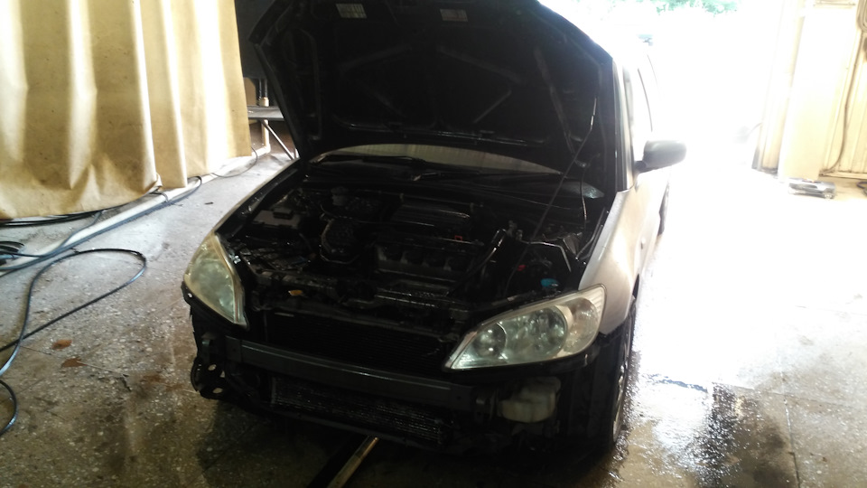 #19 Мойка радиаторов, двигателя, ну и машины за одно)) — Honda Civic ...