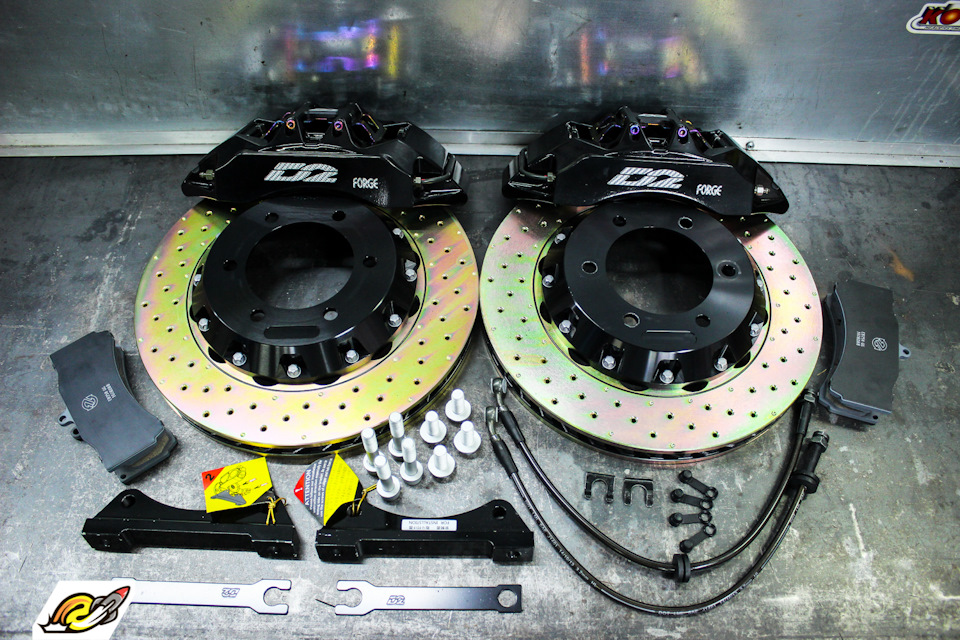 Установка тормозной системы D2 RACING на TOYOTA PRADO part 1 — ROCKETLAB на DRIVE2