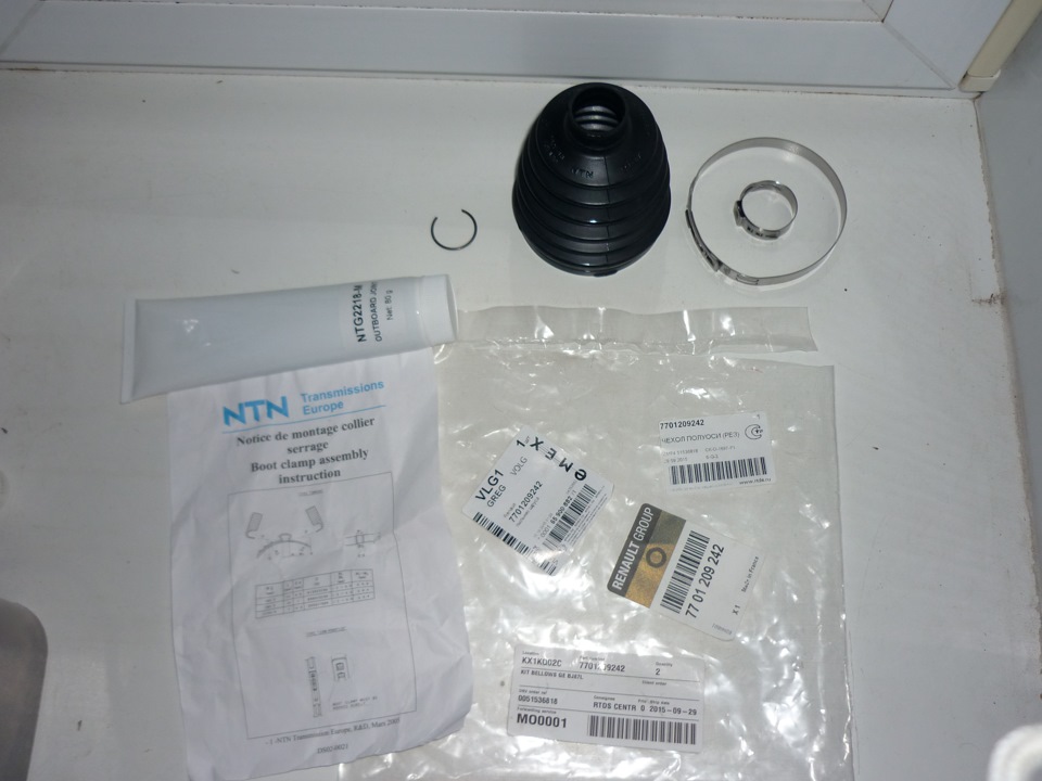 7701209242 Чехол привода переднего колеса RENAULT | Запчасти на DRIVE2