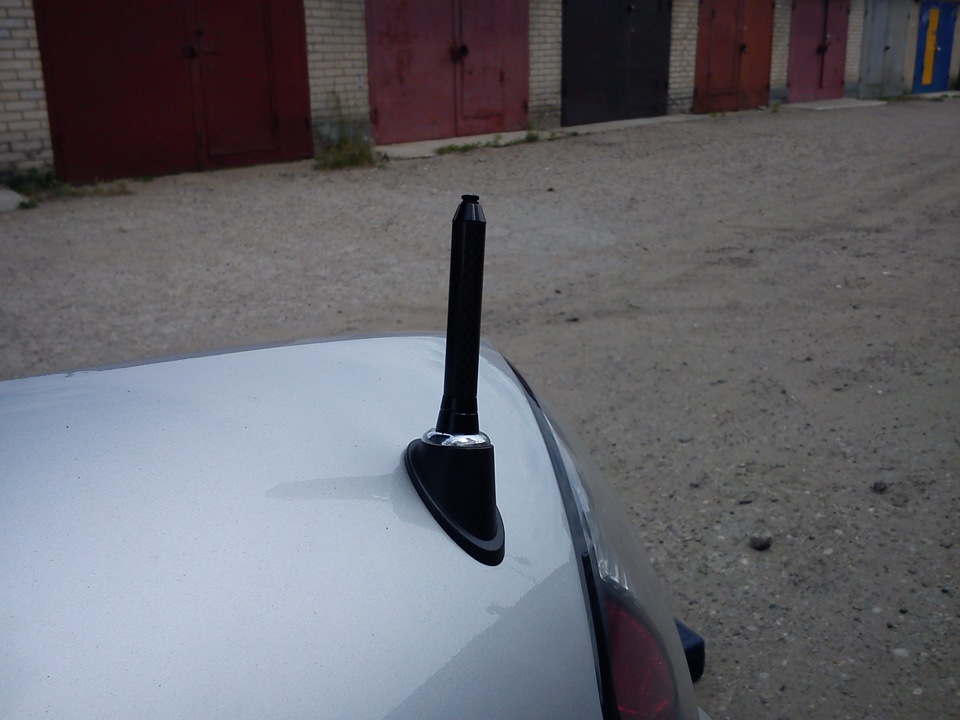 поставил иную антенну. Тонировка фар и фонарей. — Hyundai Coupe (GK), 2 ...