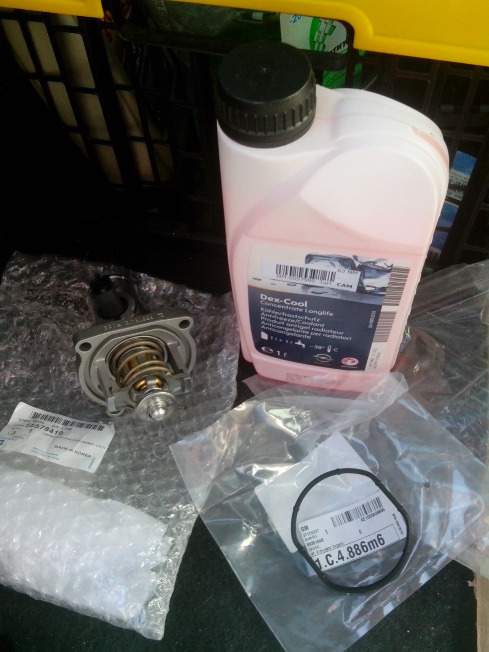 55578419 Термостат, охлаждающая жидкость GM | Запчасти на DRIVE2