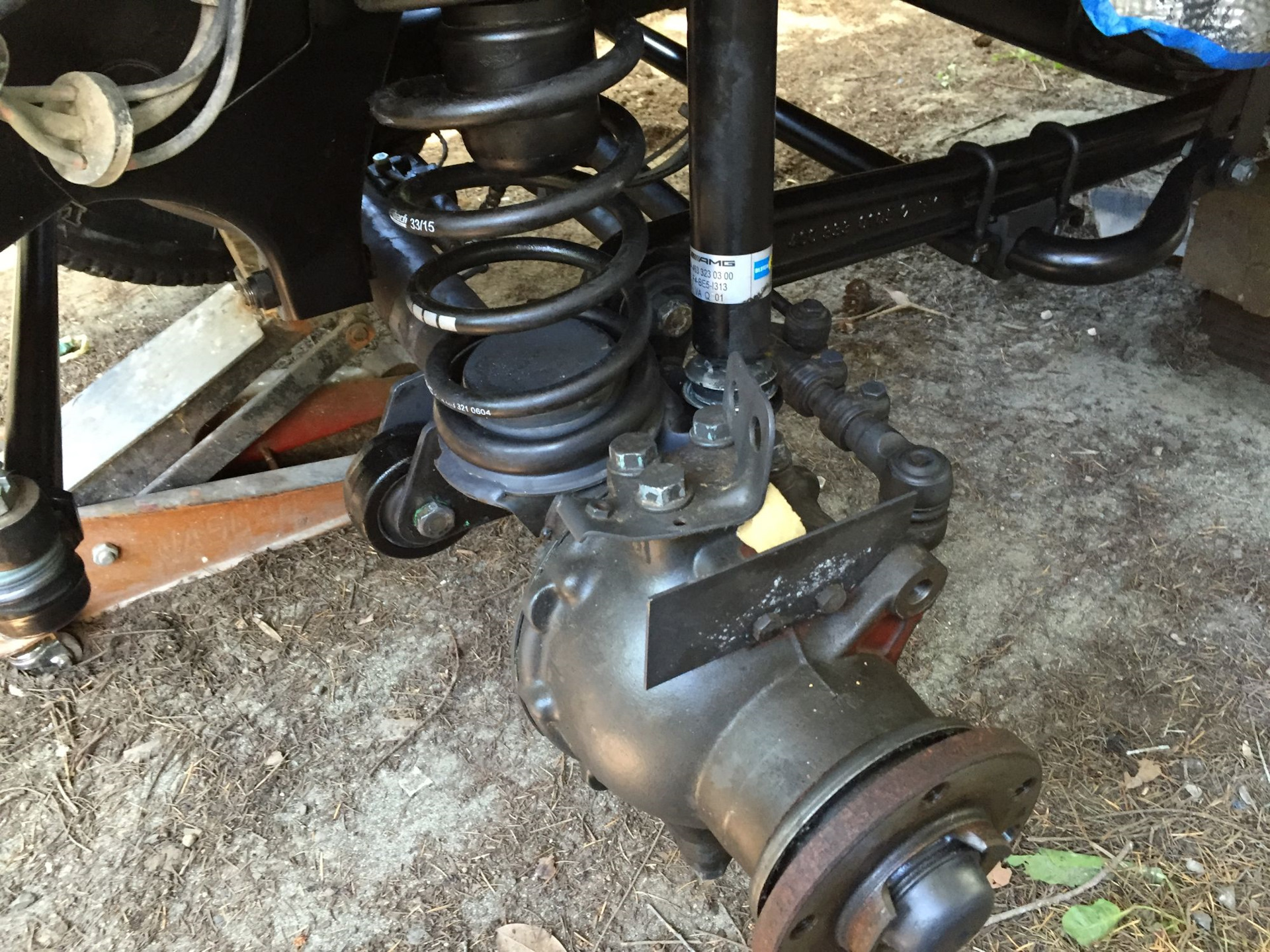 Aмортизаторы и пружины G63 — Mercedes-Benz G-Class (W463), 5 л, 2002 ...