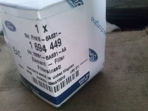 1694449 Фильтр вентиляции картерных газов (поролон) Ford | Запчасти на ...