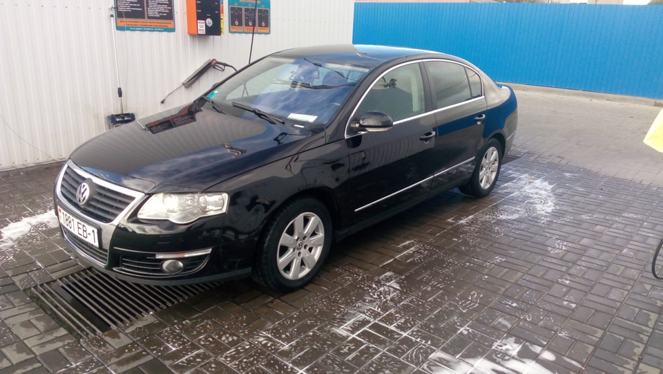 Первая самостоятельная мойка после покраски — Volkswagen Passat B6 2 л