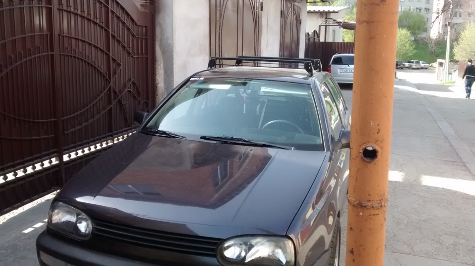 Рэлинги мне в крышу. — Volkswagen Golf Mk3, 1,8 л, 1994 года ...