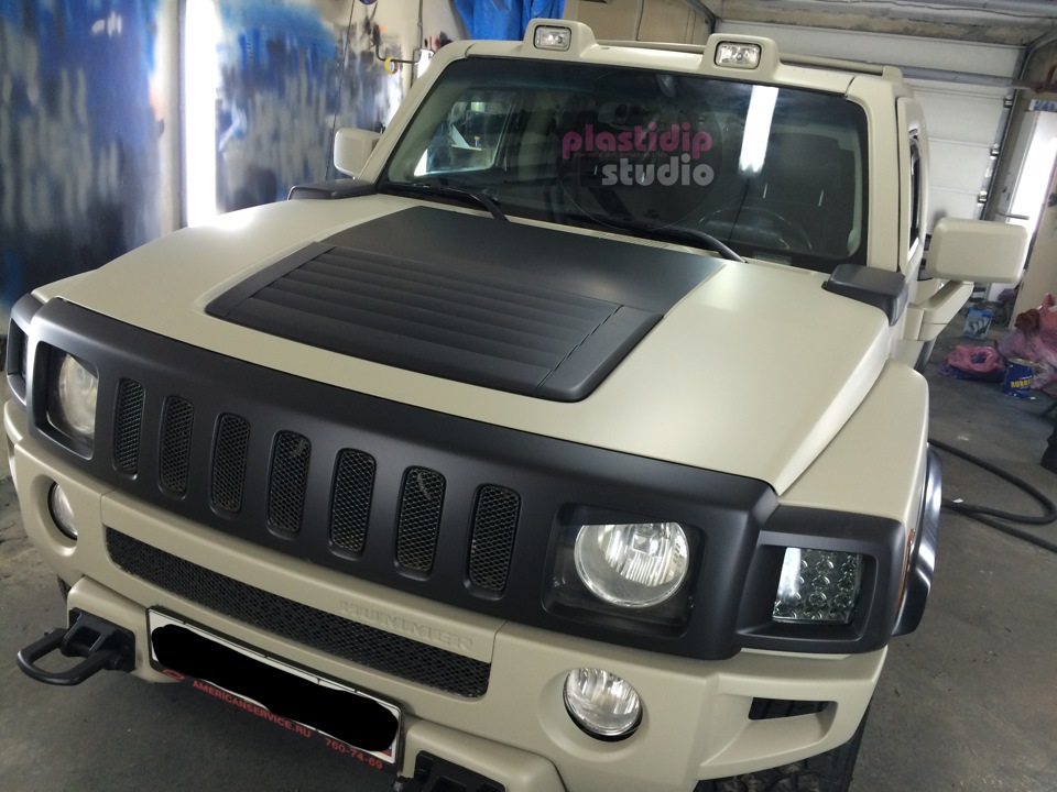 Покраска Hummer H3 Camo Tan — Сообщество «Жидкая Резина для Авто ...