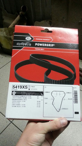 5419XS Ремень ГРМ GATES | Запчасти на DRIVE2
