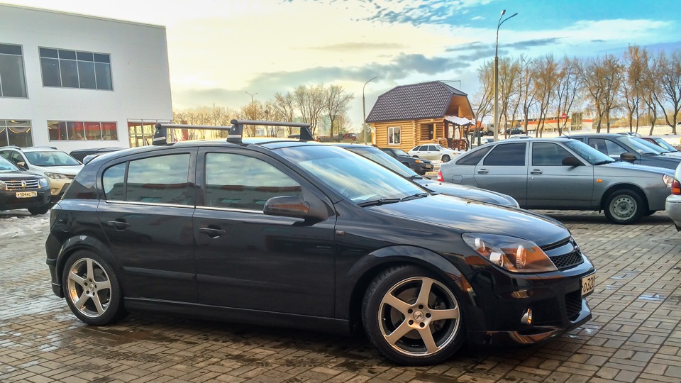Зимний вариант: Kahn RS-R + Nokian Hakkapeliita 7 — Opel Astra H, 1,8 л ...