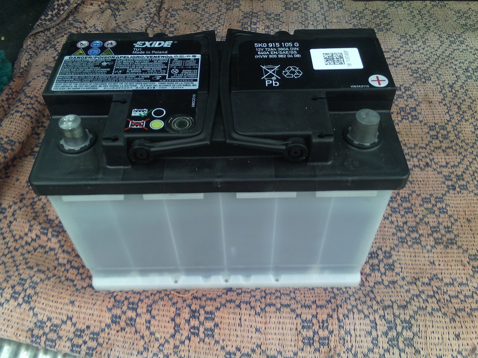 Замена аккумулятора — Renault Laguna II, 1,9 л, 2002 года | электроника ...