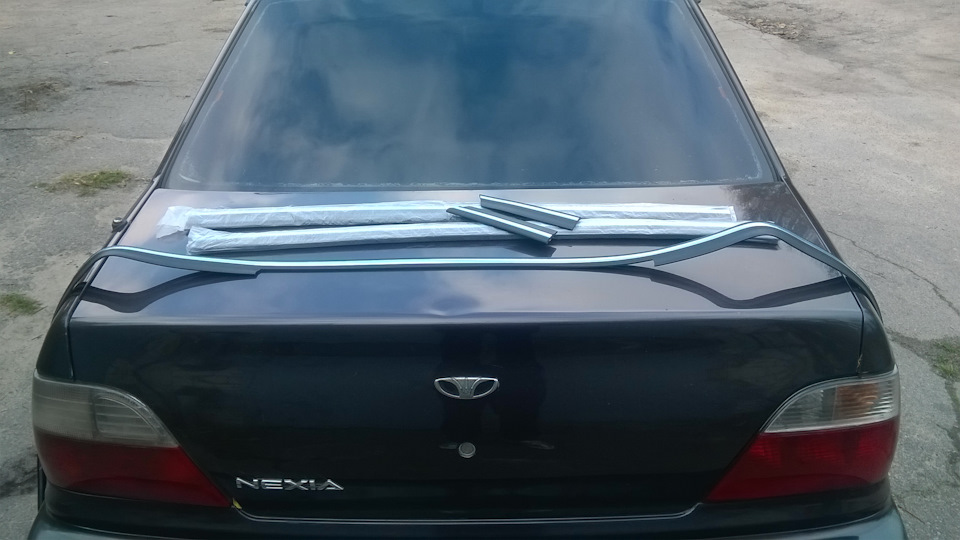 Молдиги кузова и крыши часть 2. — Daewoo Nexia (2G), 1,5 л, 1996 года ...