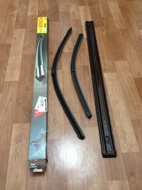 Замена резинок на Bosch Aerotwin — BMW X3 (F25), 2 л, 2013 года ...