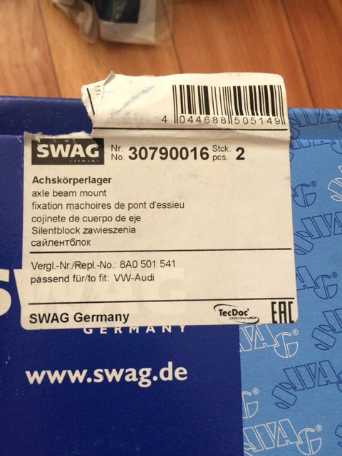 8A0501541 Сайлент-блок рычага подвески VAG | Запчасти на DRIVE2