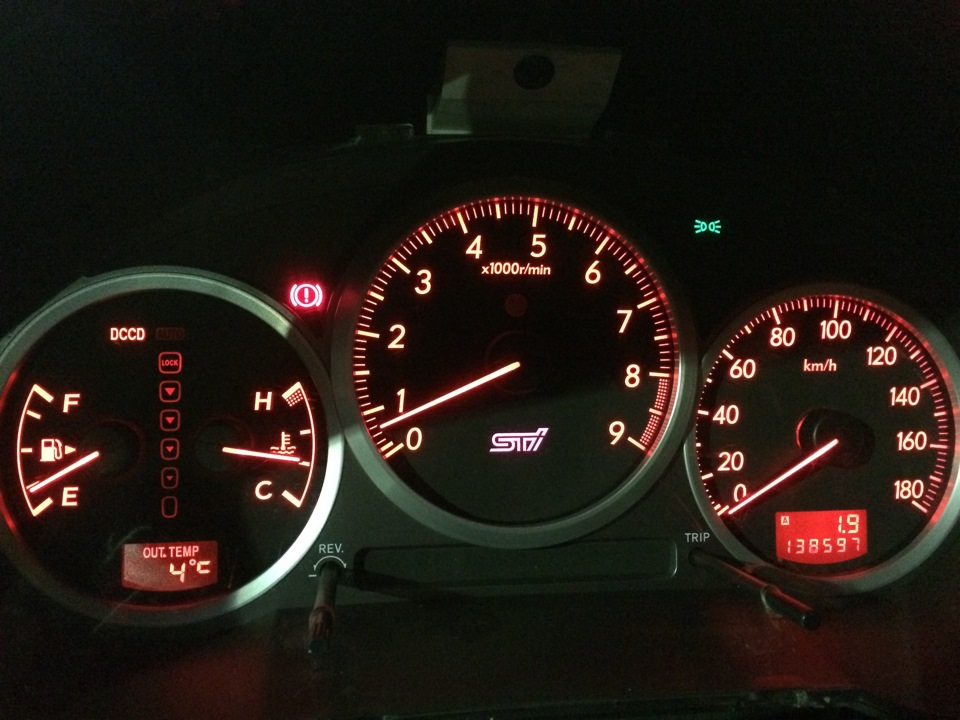 Установка оптитрона STI JDM #2 — Subaru Impreza WRX (GD/GG), 2,5 л ...