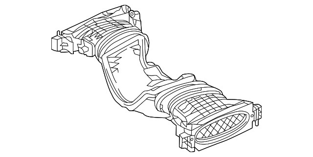 A6420901742 Патрубок воздухозаборный фильтра возд. Mercedes | Запчасти ...