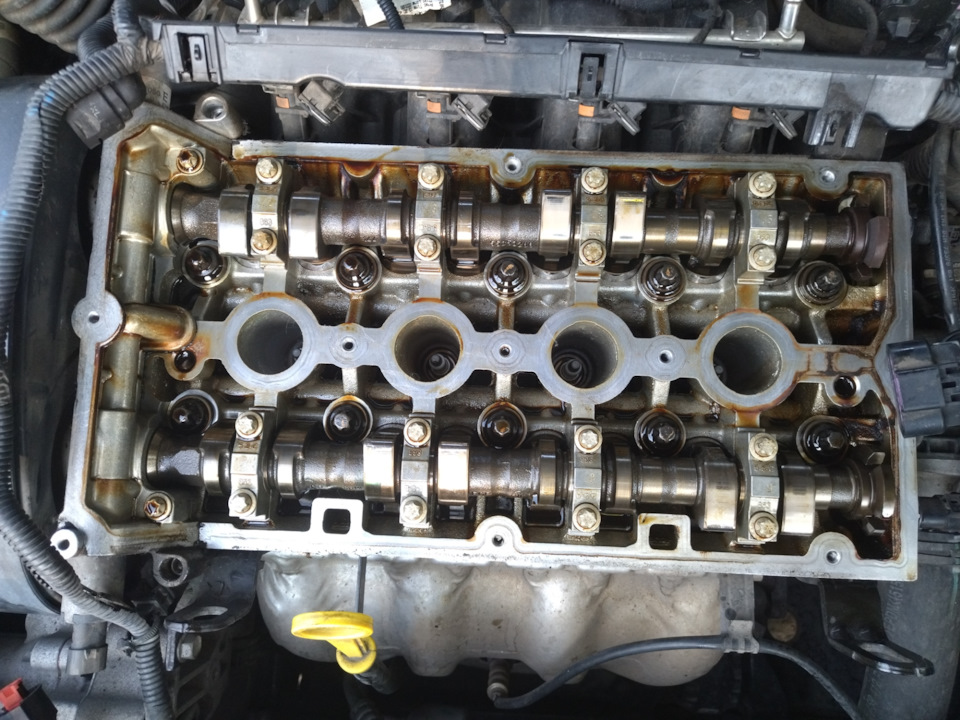 Замена прокладки клапанной крышки. — Chevrolet Cruze (1G), 1,8 л, 2015 ...