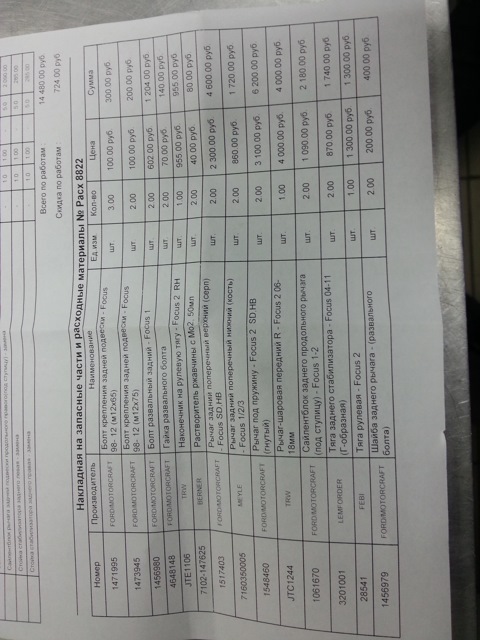 1456979 Комплект болтов задней подвески Форд Фокус Ford | Запчасти на ...