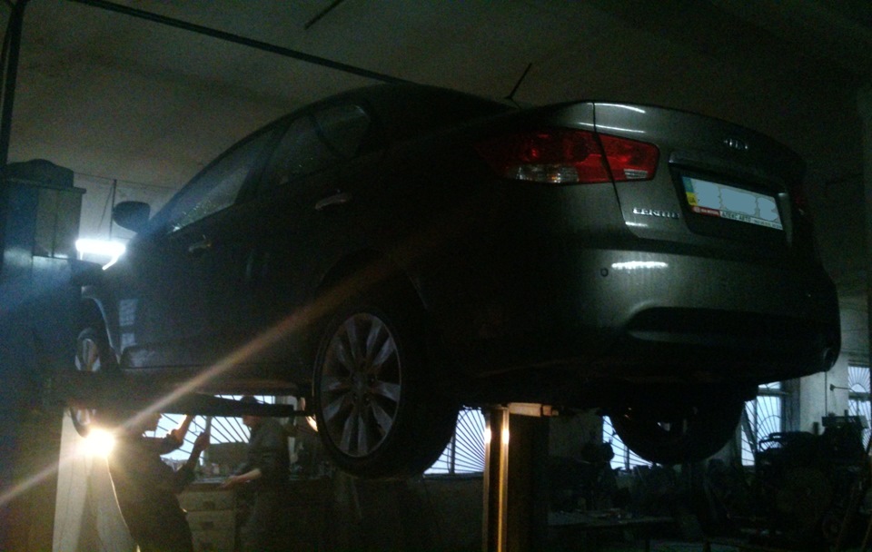 защита двигателя — KIA Cerato (2G), 2 л, 2012 года | аксессуары | DRIVE2