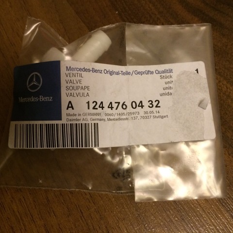 A1244760432 Клапан вентиляции бака топливного Mercedes | Запчасти на DRIVE2