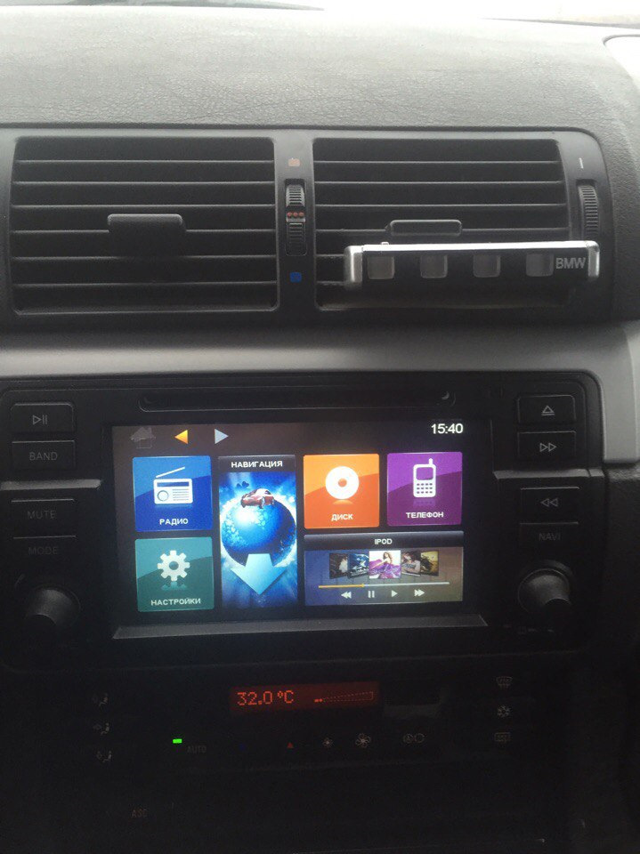 16.Установка Dynavin D99 — BMW 3 series Touring (E46), 2,9 л, 2001 года ...