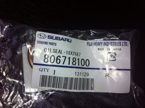 806718100 САЛЬНИК ШТОКА ПЕРЕКЛЮЧЕНИЯ ПЕРЕДАЧ SUBARU | Запчасти на DRIVE2