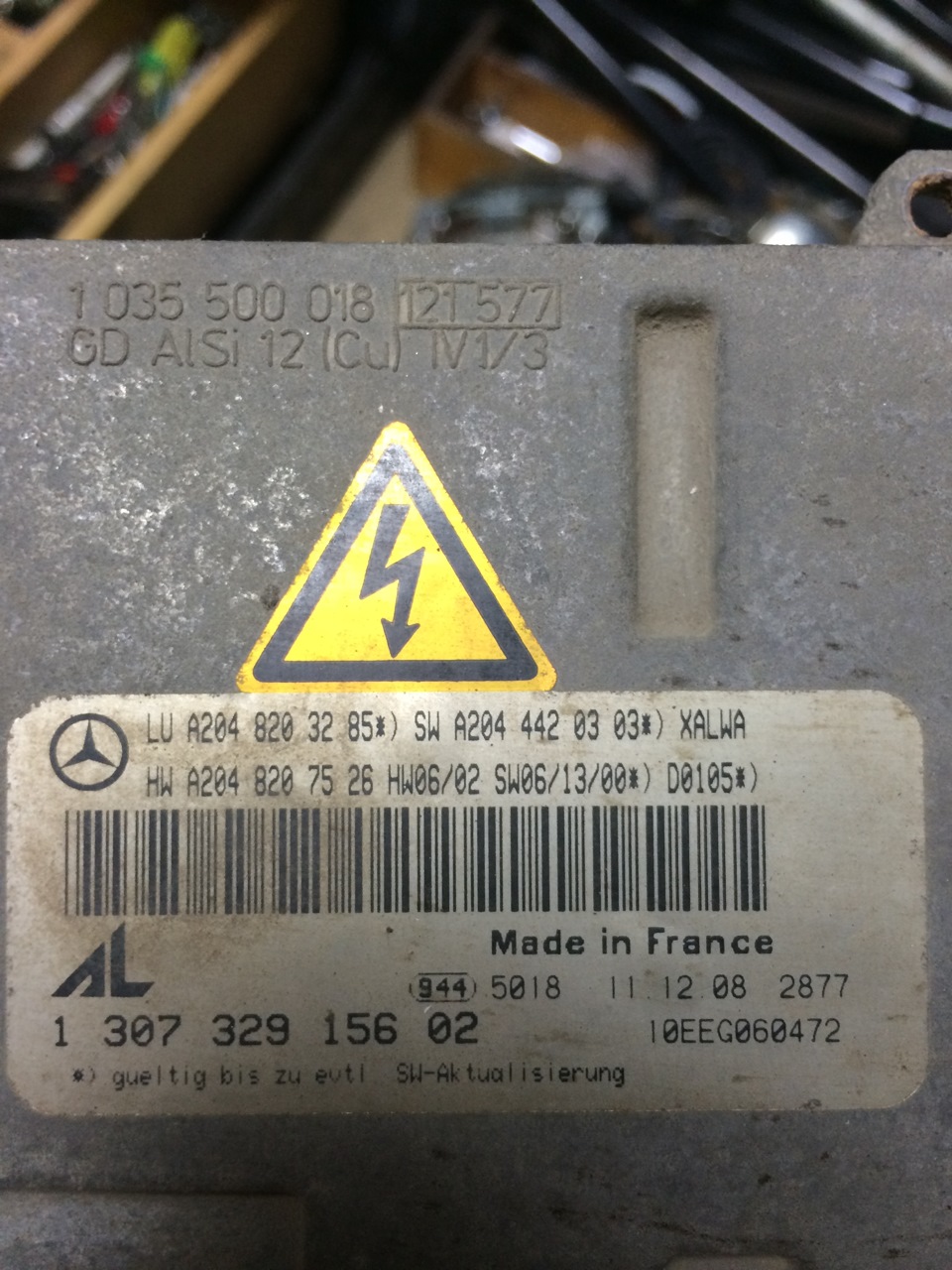 я в ахтунге…(починка фар наверно) — Mercedes-Benz C-Class (W204), 1,8 л ...