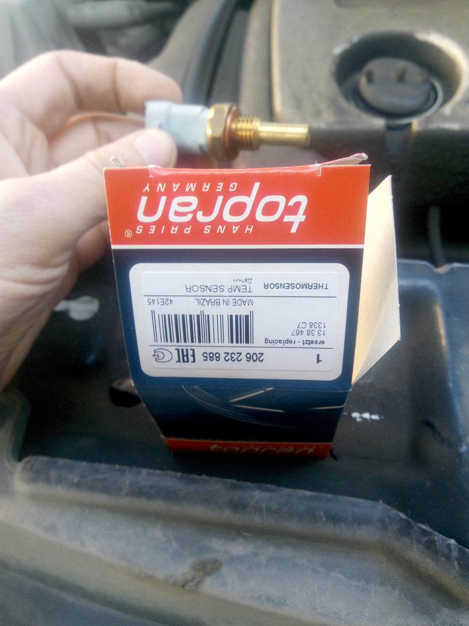 датчик температуры ож — Opel Vita C, 1,4 л, 2001 года | своими руками ...