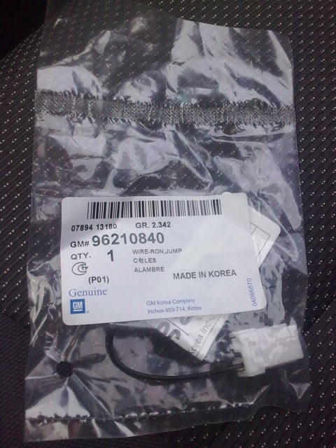 96210840 Проводка моторного отсека GM | Запчасти на DRIVE2