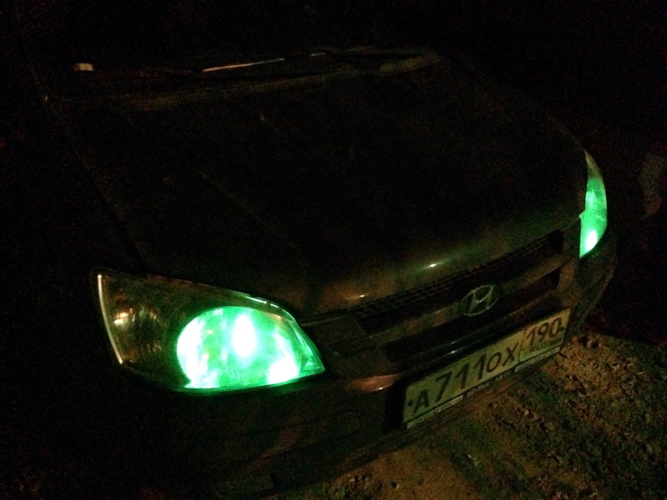 Габаритки — Hyundai Getz, 1,3 л, 2004 года | электроника | DRIVE2
