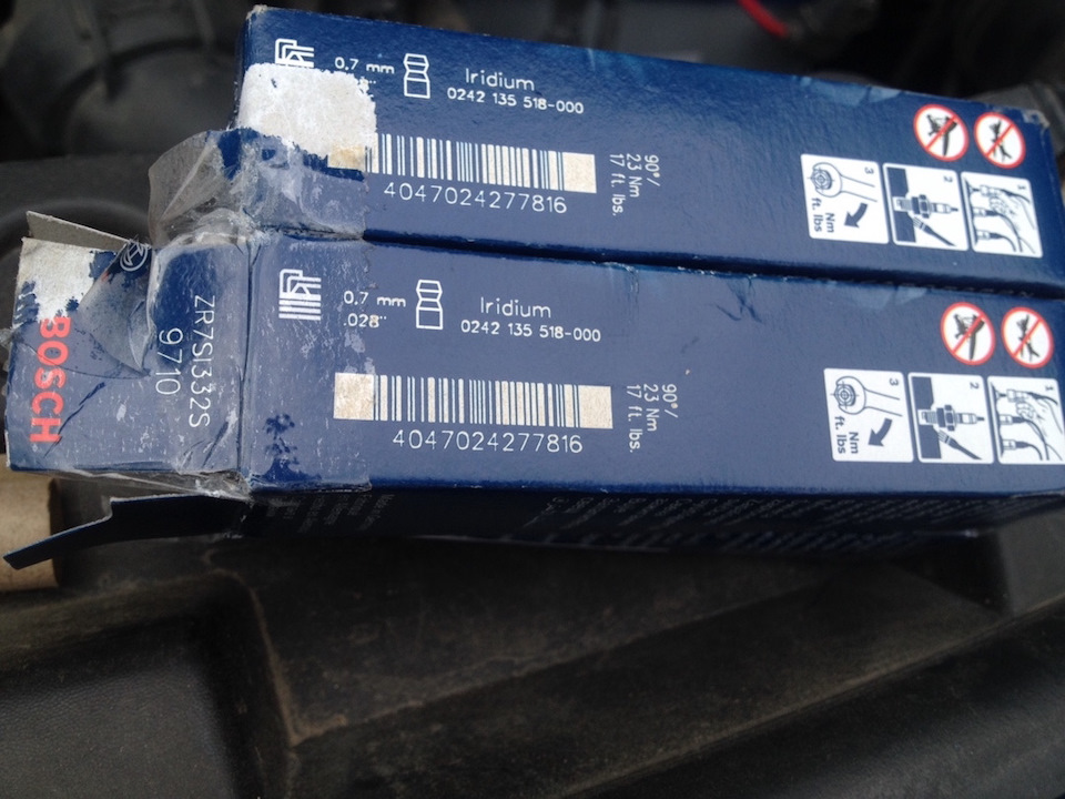 Замена свечей Bosch для 1,4 — Citroen C3 Picasso, 1,4 л, 2009 года ...