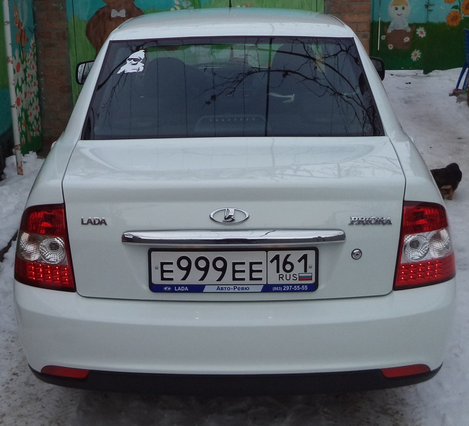 пришла зима — Lada Приора седан, 1,6 л, 2014 года | шины | DRIVE2
