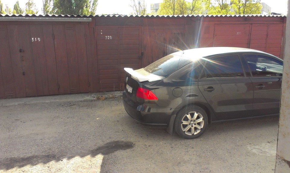 Прикупил Спойлер на Поло от Октавии А5 RS — Volkswagen Polo Sedan, 1,6 ...