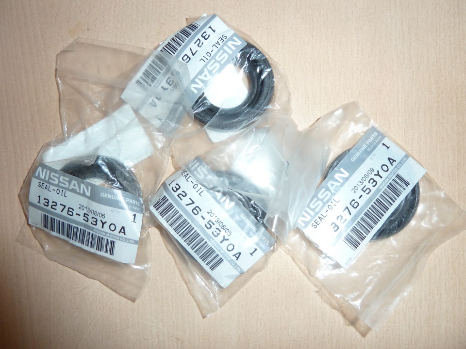 Сальник свечного колодца — Nissan Bluebird Sylphy (G10), 1,8 л, 2001 ...