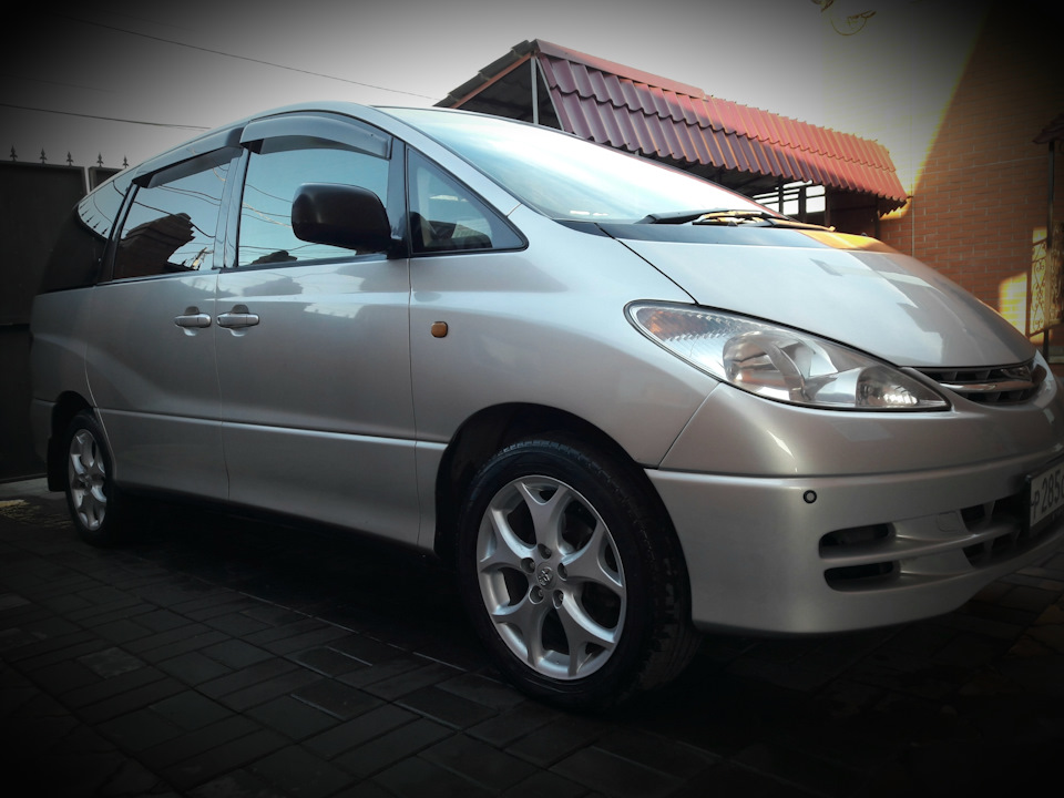 Летние тапочки — Toyota Estima (II), 2,4 л, 2000 года | колёсные диски | DRIVE2