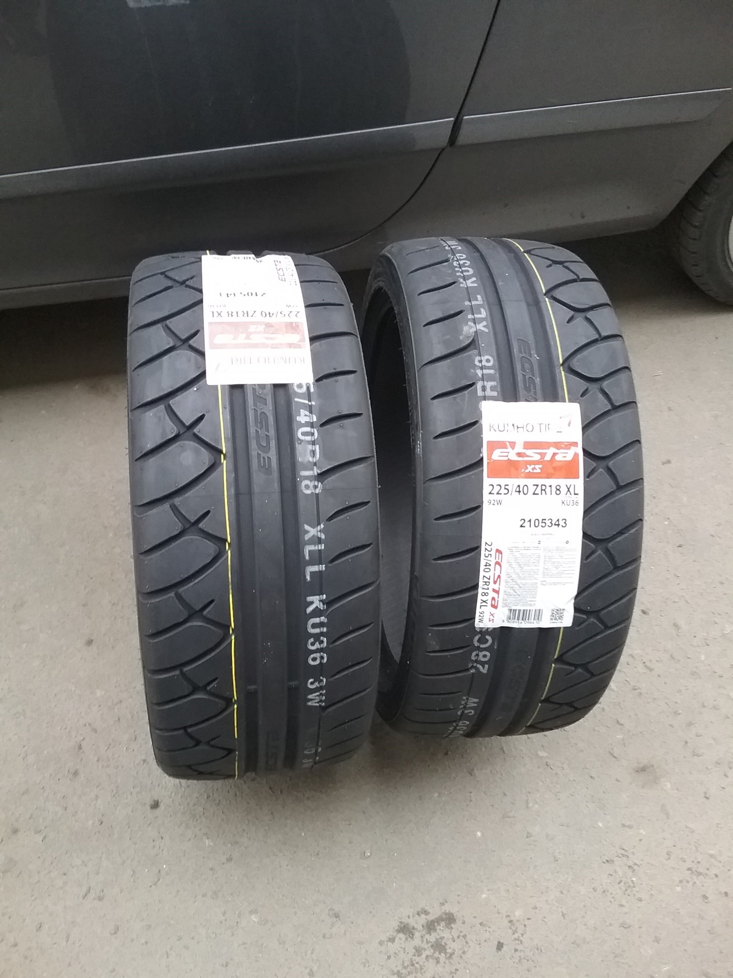 Шины Kumho KU36 — Toyota GT86, 2 л, 2013 года | шины | DRIVE2