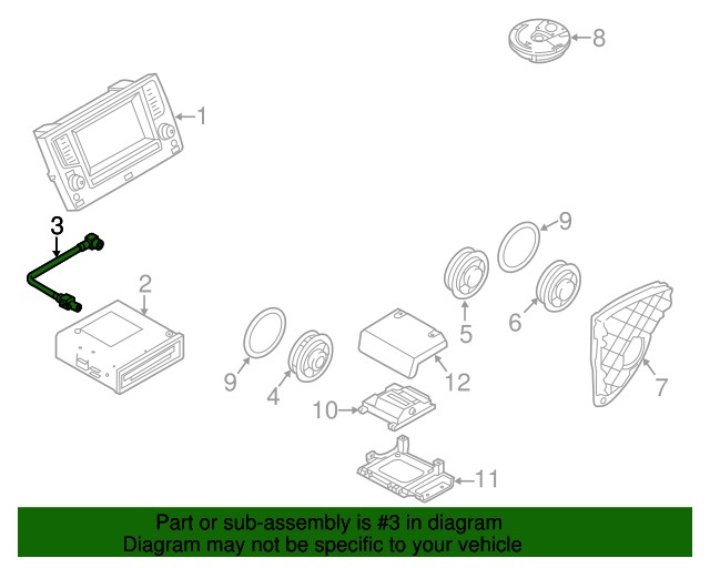 000098601 ПРОВОД USB VAG | Запчасти на DRIVE2