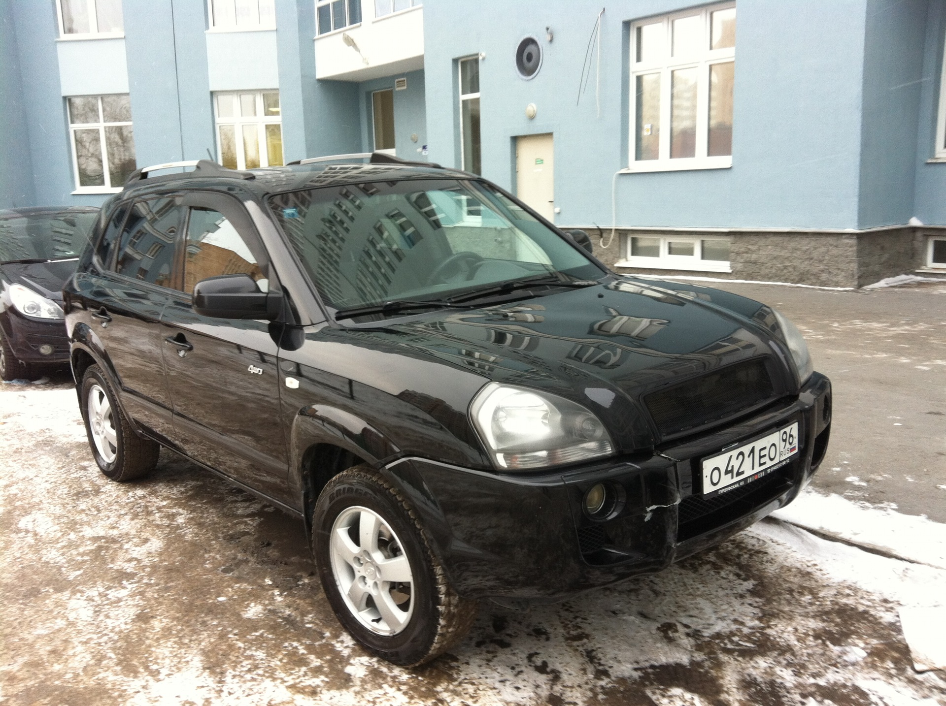 помылись и стоим ждем нового хозяина — Hyundai Tucson (JM), 2,7 л ...