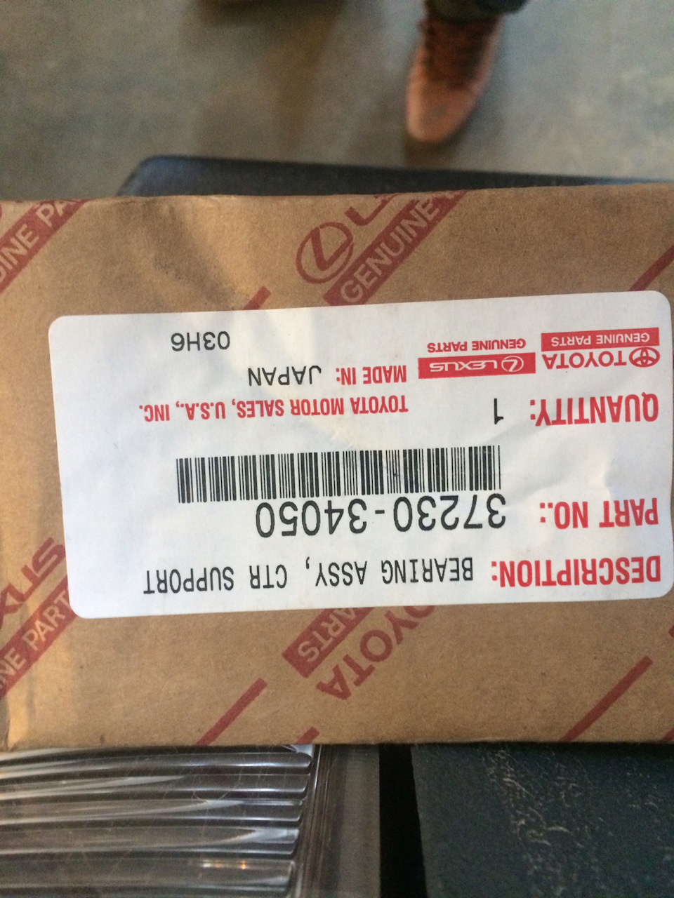 3723034050 TOYOTA LEXUS | Запчасти на DRIVE2