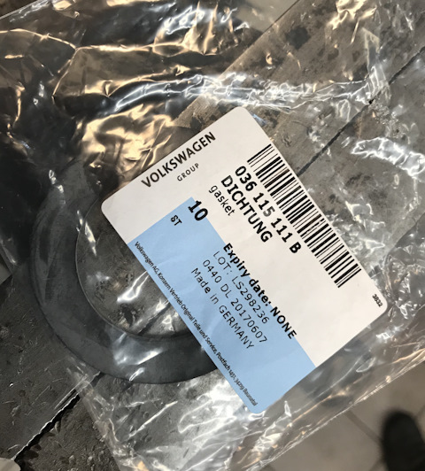 036115111B Уплотние крышки VAG | Запчасти на DRIVE2