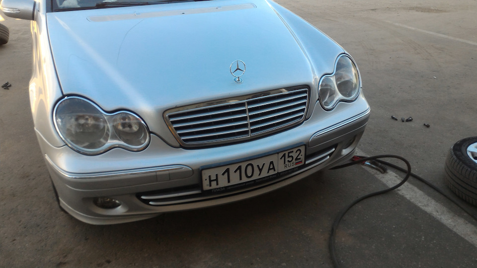 Прицел. — Mercedes-Benz C-Class (W203), 1,8 л, 2004 года | аксессуары ...